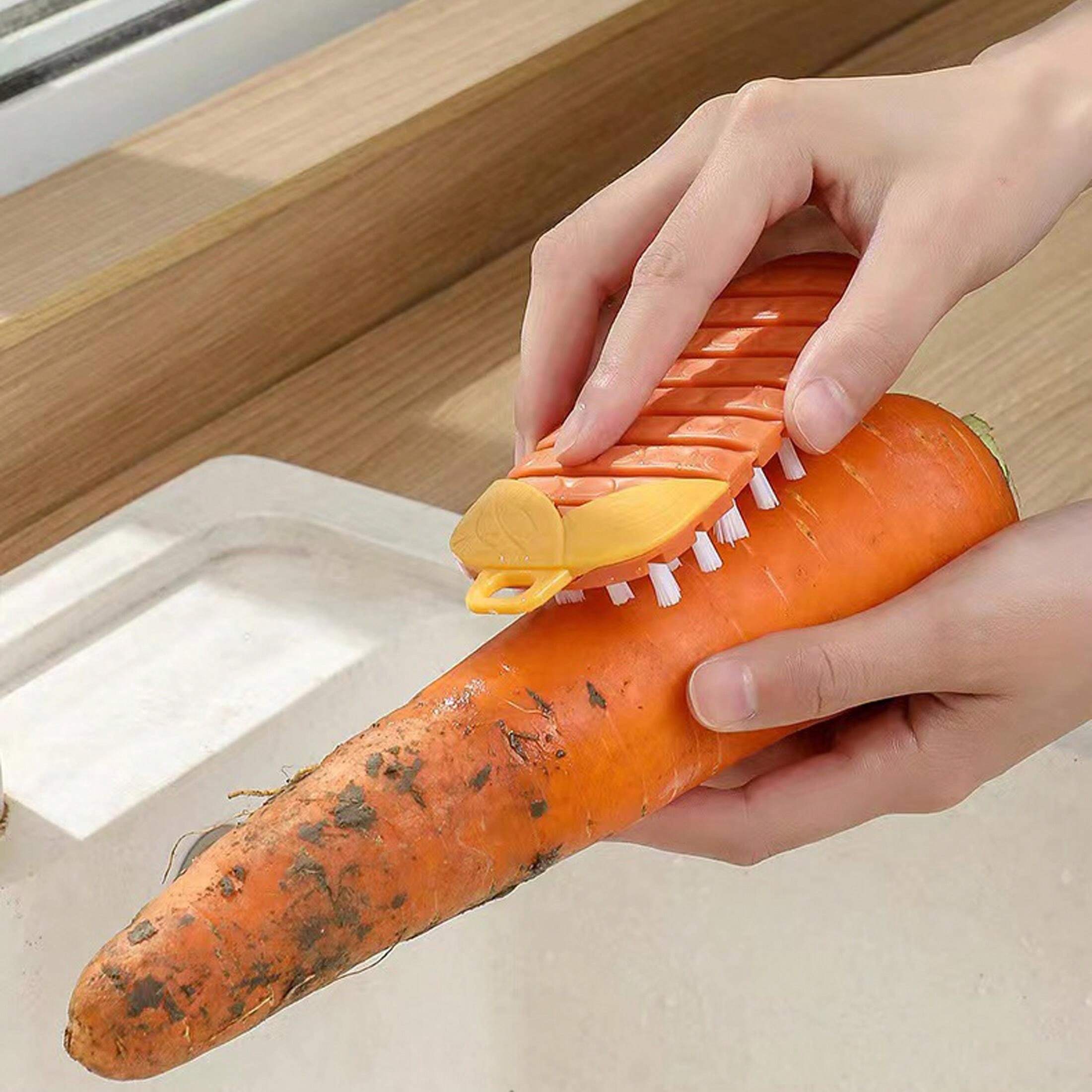 1pc Flexible Vegetable Brush, Multifunctional Fruit And Vegetable ...
