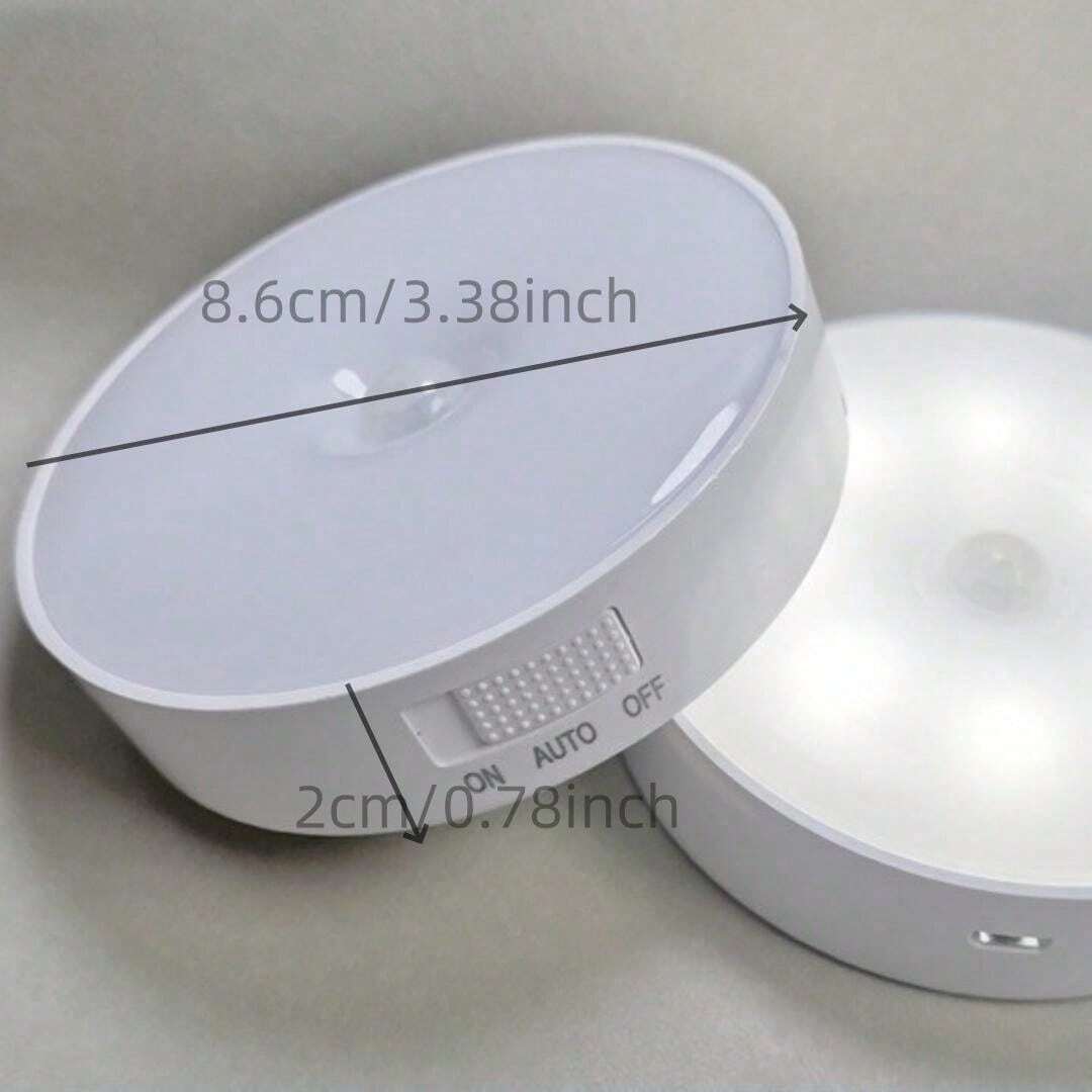 1pc Smart Motion Sensor Hallway Light With USB Charging, Magnetic ...