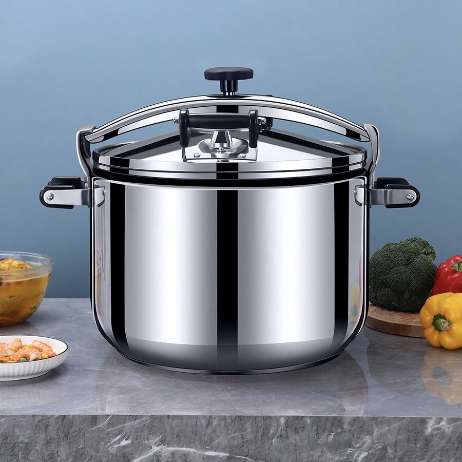 Stainless Steel Commercial Pressure Cooker, Large Capacity Extra-Large ...