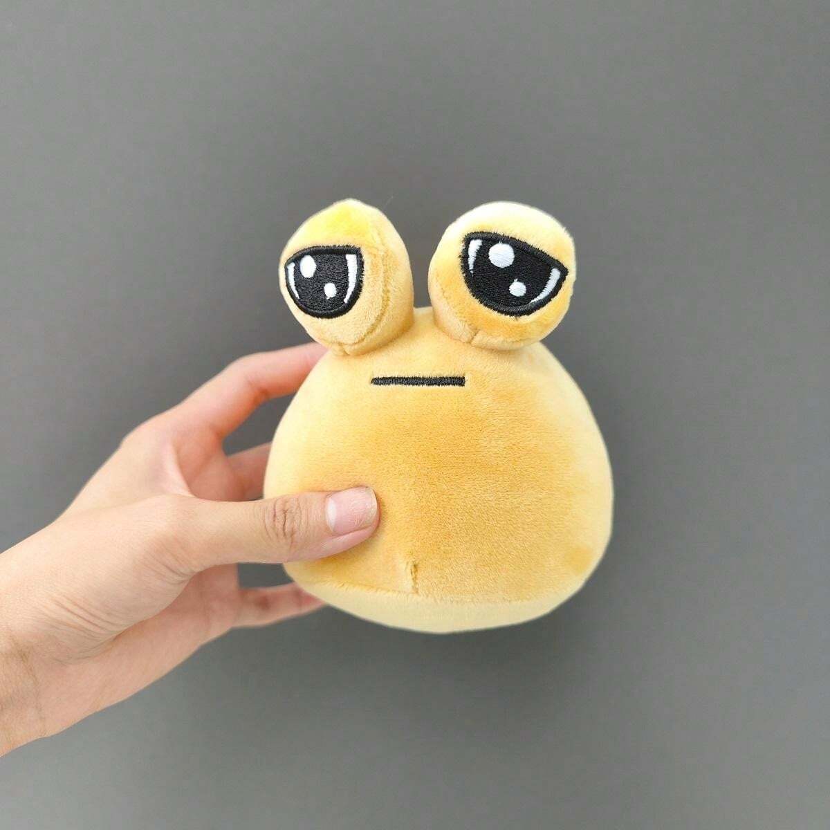 Super Small Pou Stuffed Animals Plush, Cute Pou Plush Toys My Pet Alien ...