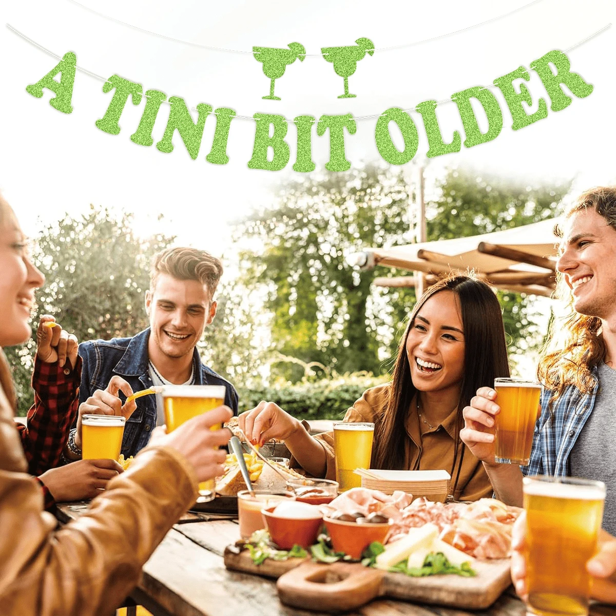 A Tini Bit Older Banner - Martini Bar Party Decorations, Weenies And ...