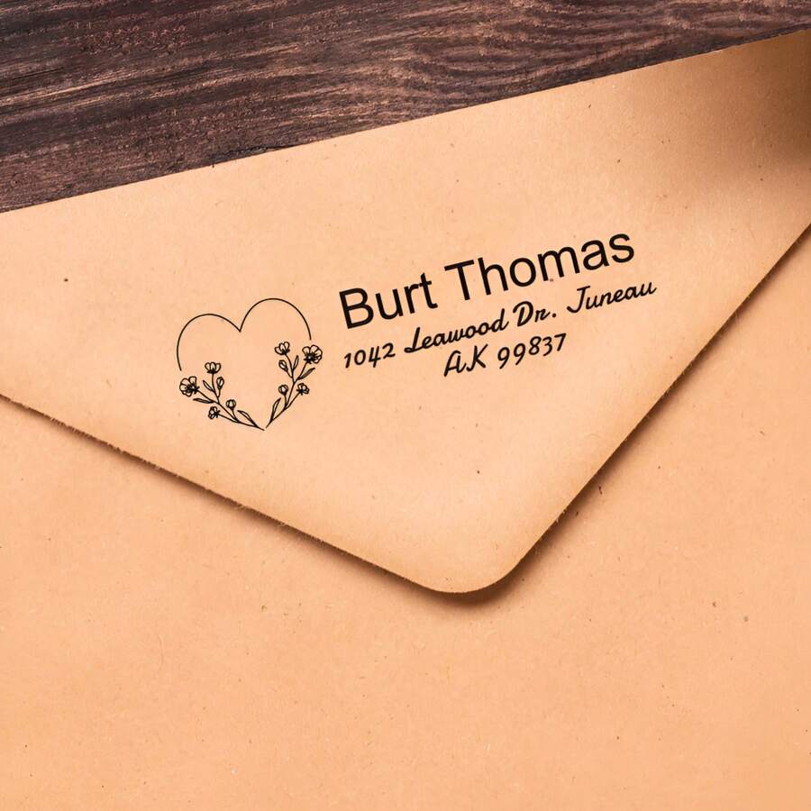 Custom Self-Inking Address Stamp For Efficient Mailing - Comes With A ...