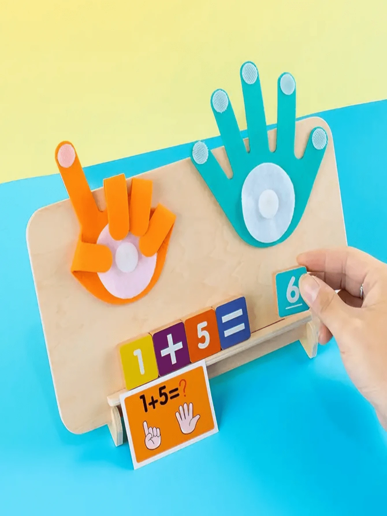 Wooden Finger Arithmetic Montessori Teaching Aids, Enlightenment ...
