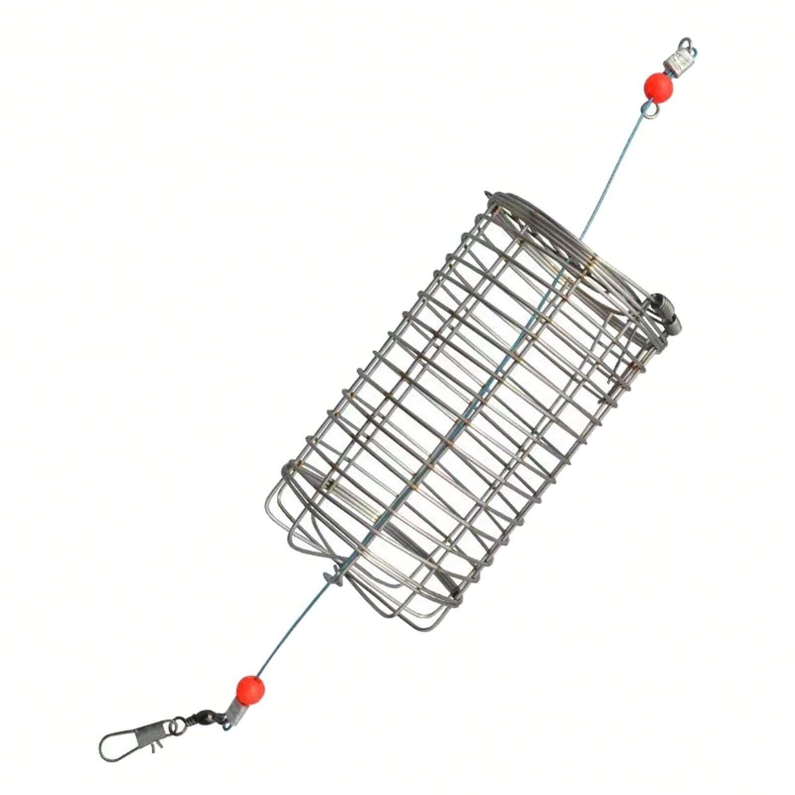 5pcs High Capacity Stainless Steel Wire Bait Cage, Bait Cage Cast Net ...