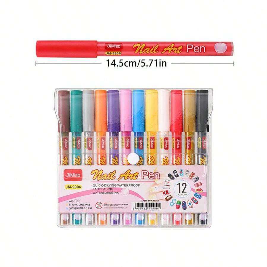 Manail Pen Water-Based Acrylic Paint Painted Pen, 12 Color Suit ...