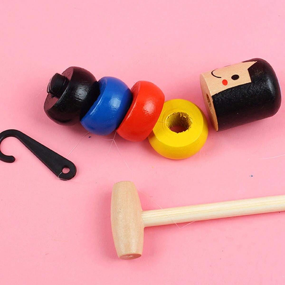 1PC Fun Can Not Be Broken Up The Little Wooden Man Unyielding Villain ...
