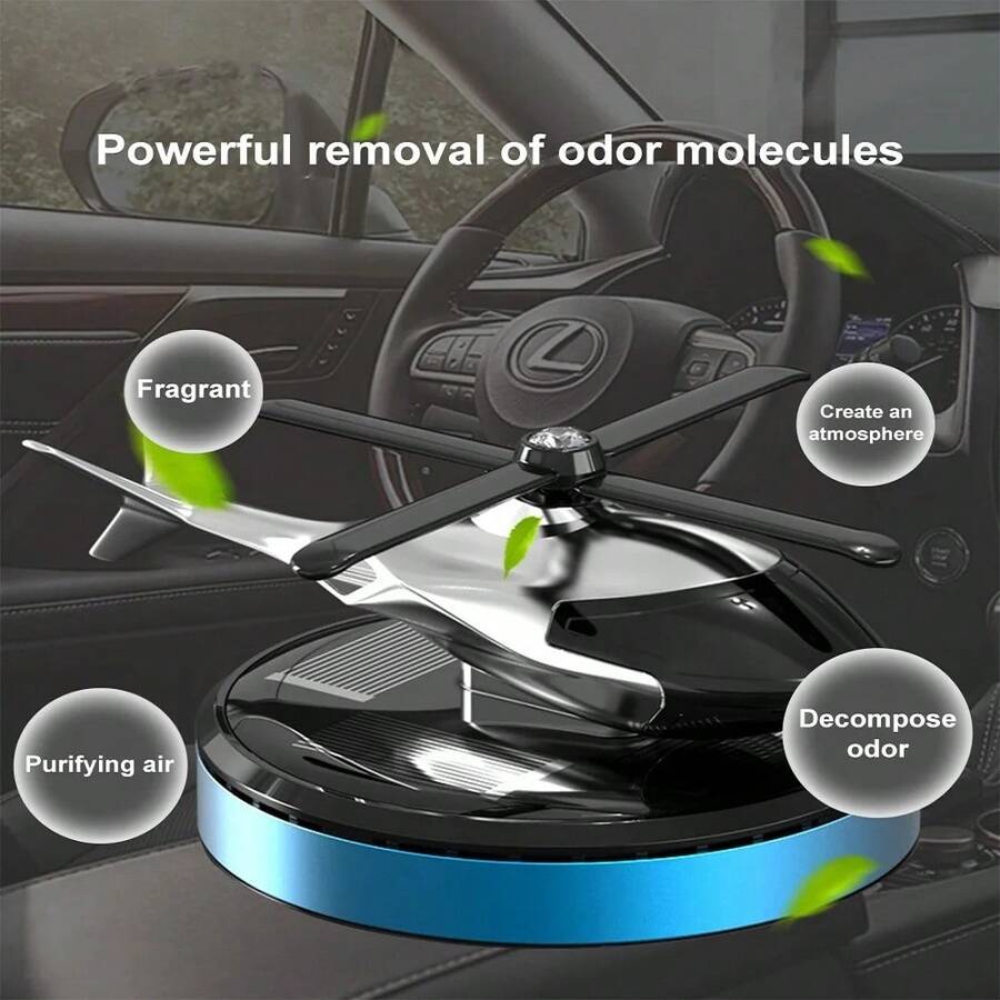 Solar Powered Rotating Helicopter Design Car Air Freshener Diffuser | SHEIN USA