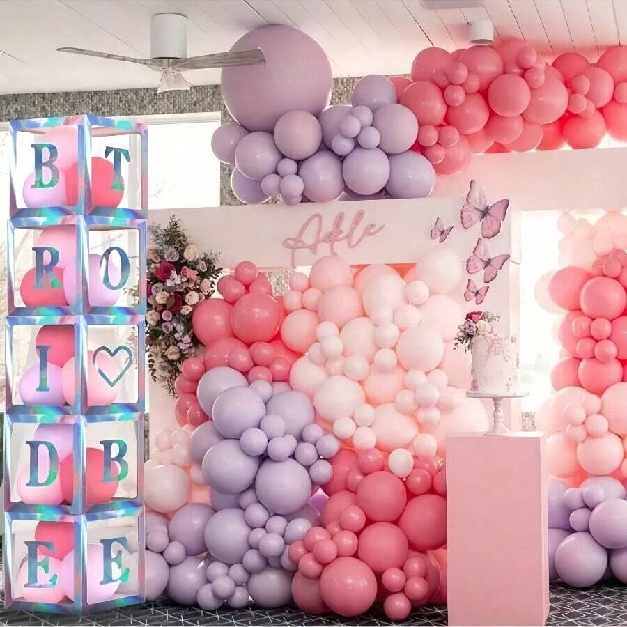 Balloon Boxes And Letters For Shower Decoration, Party Decoration ...