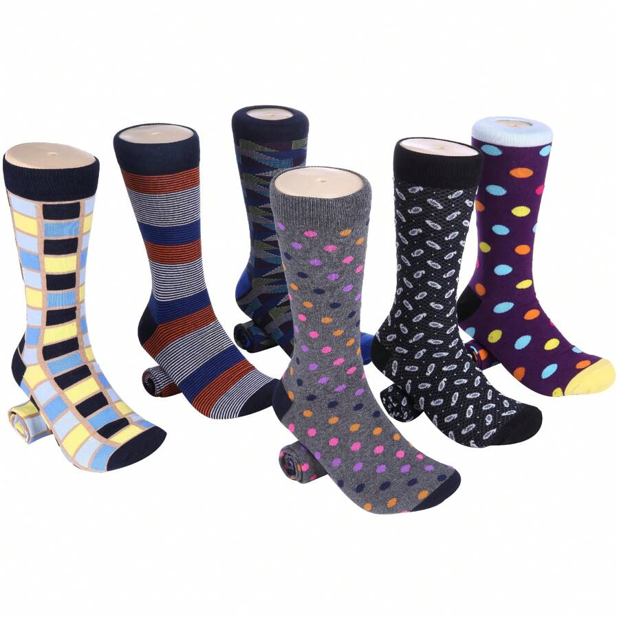 Foxy Sharp Fun Dress Socks 6 Pack | SHEIN USA