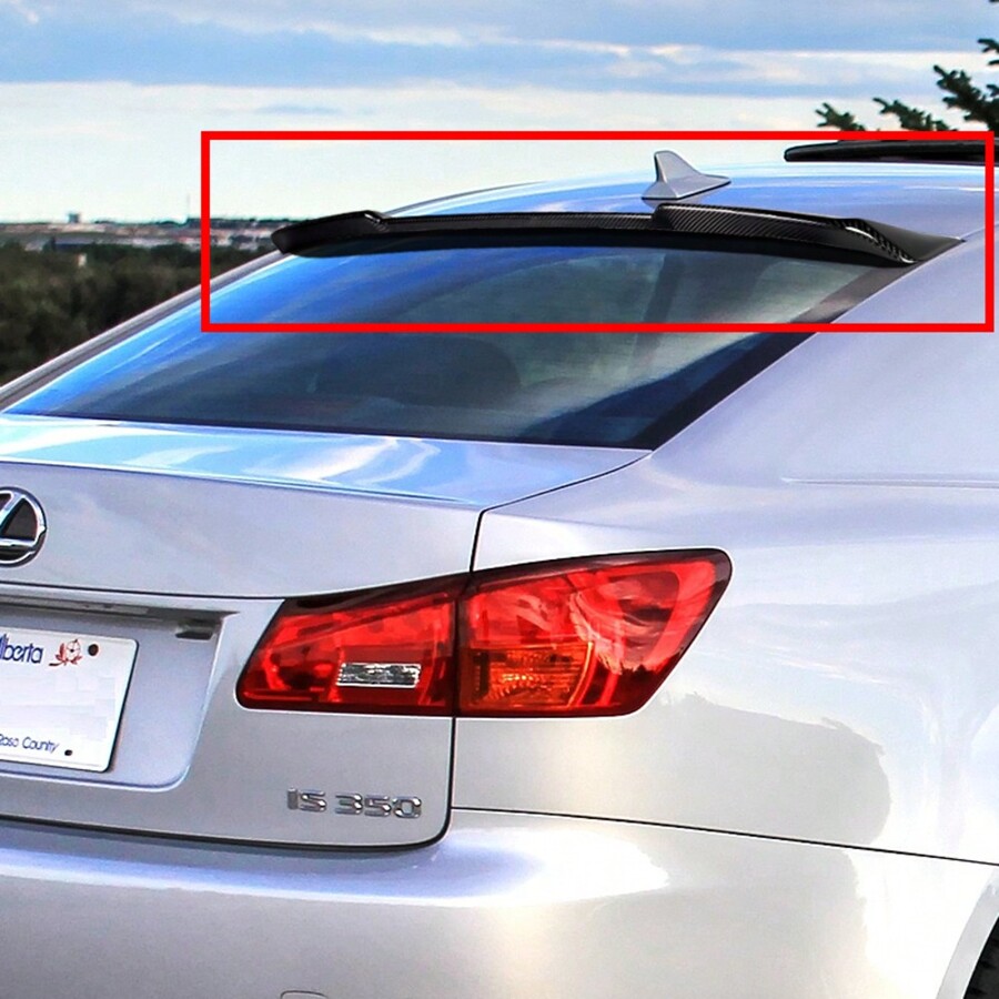 For 2006 - 2013 Lexus IS250 IS350 IS-F Carbon Fiber Rear Window Roof ...