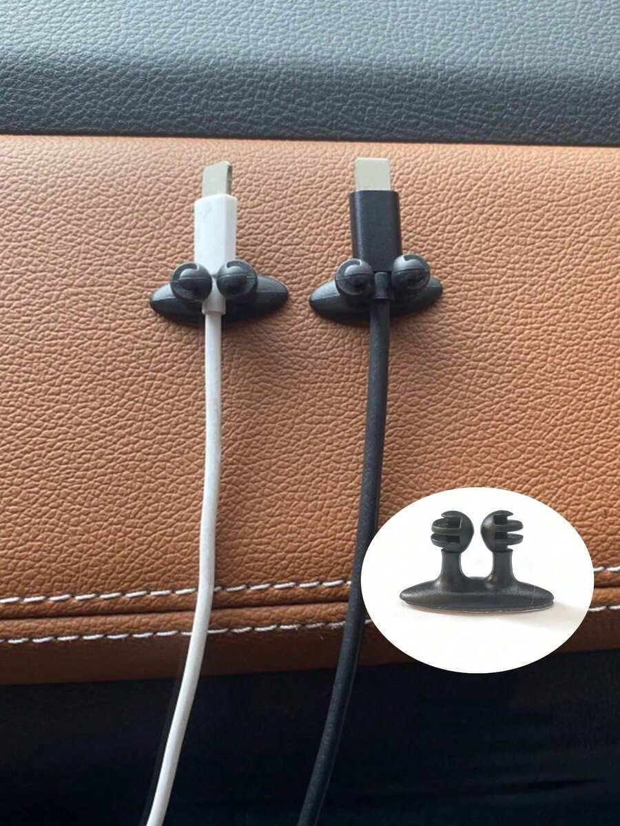 Car Charger Cable Clip, Car Wire Organizer Holder, Office Cable ...