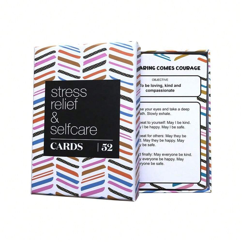 Stress Relief Self-Care Cards - Creative Multiplayer Board Game For ...
