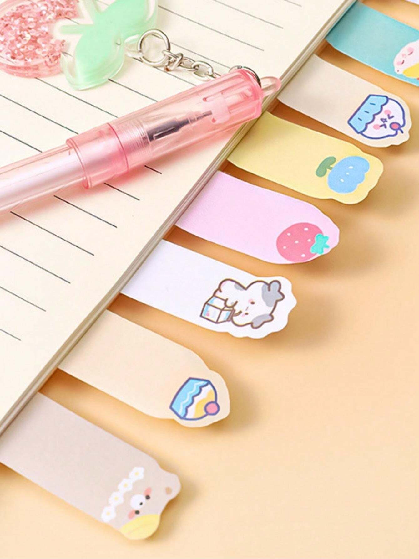 1pack/120pcs Cute Animal Sticky Notes, Stationery For Students And ...