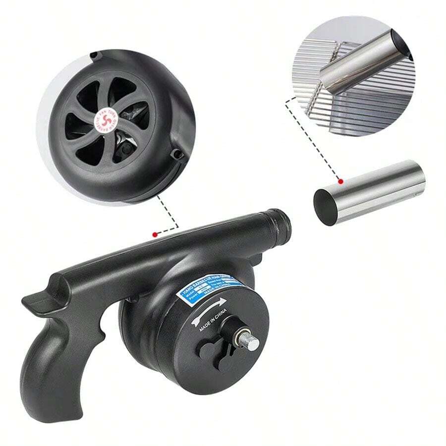 Portable Outdoor Hand-Cranked Air Blower For Charcoal Fire Ignition ...