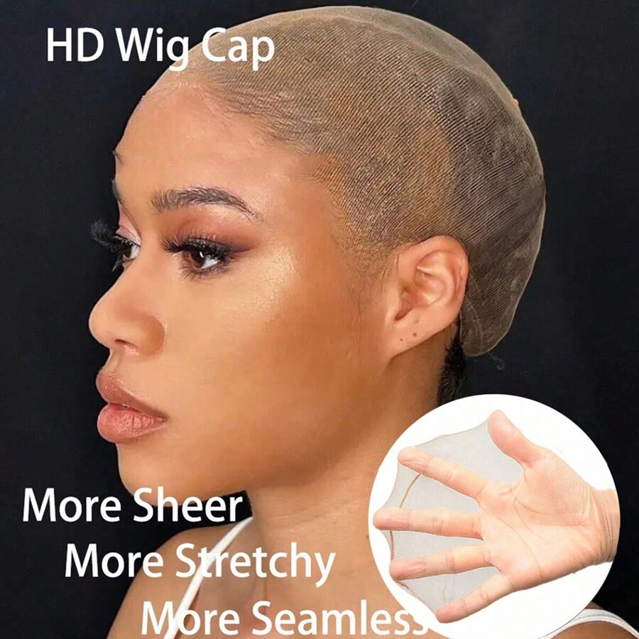 4 Packs Skin Tone Natural Breathable Invisible Wig Caps For Cosplay ...