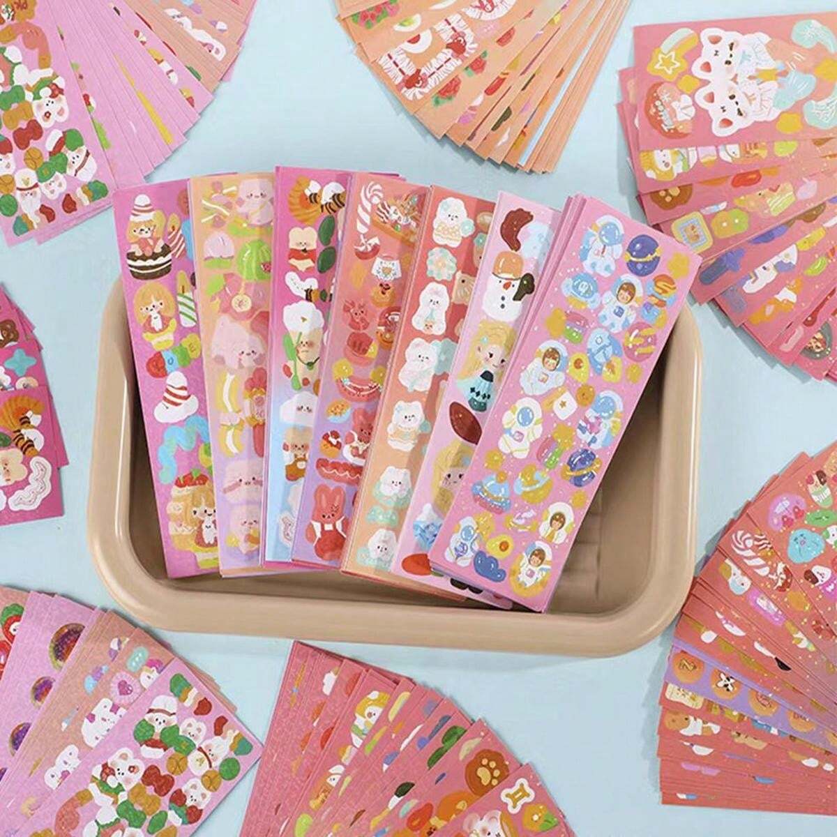 100pcs Cute Cartoon Gukka Stickers With Laser Effect, For DIY Ins ...
