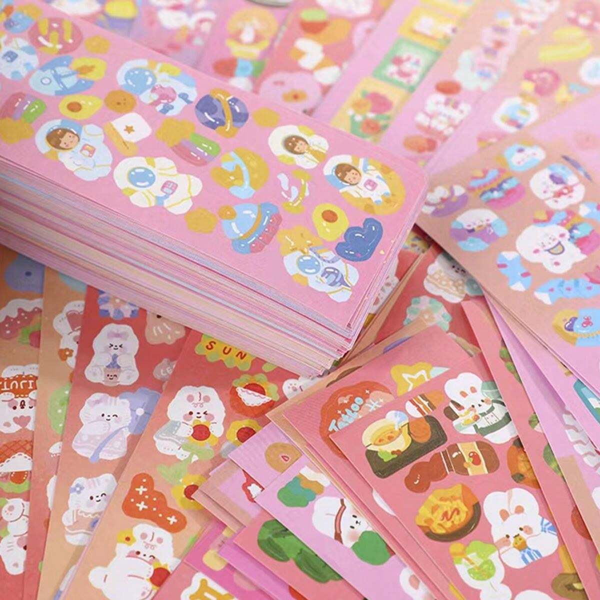 100pcs Cute Cartoon Gukka Stickers With Laser Effect, For DIY Ins ...
