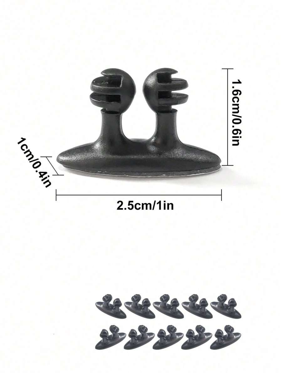 Car Charger Cable Clip, Car Wire Organizer Holder, Office Cable ...