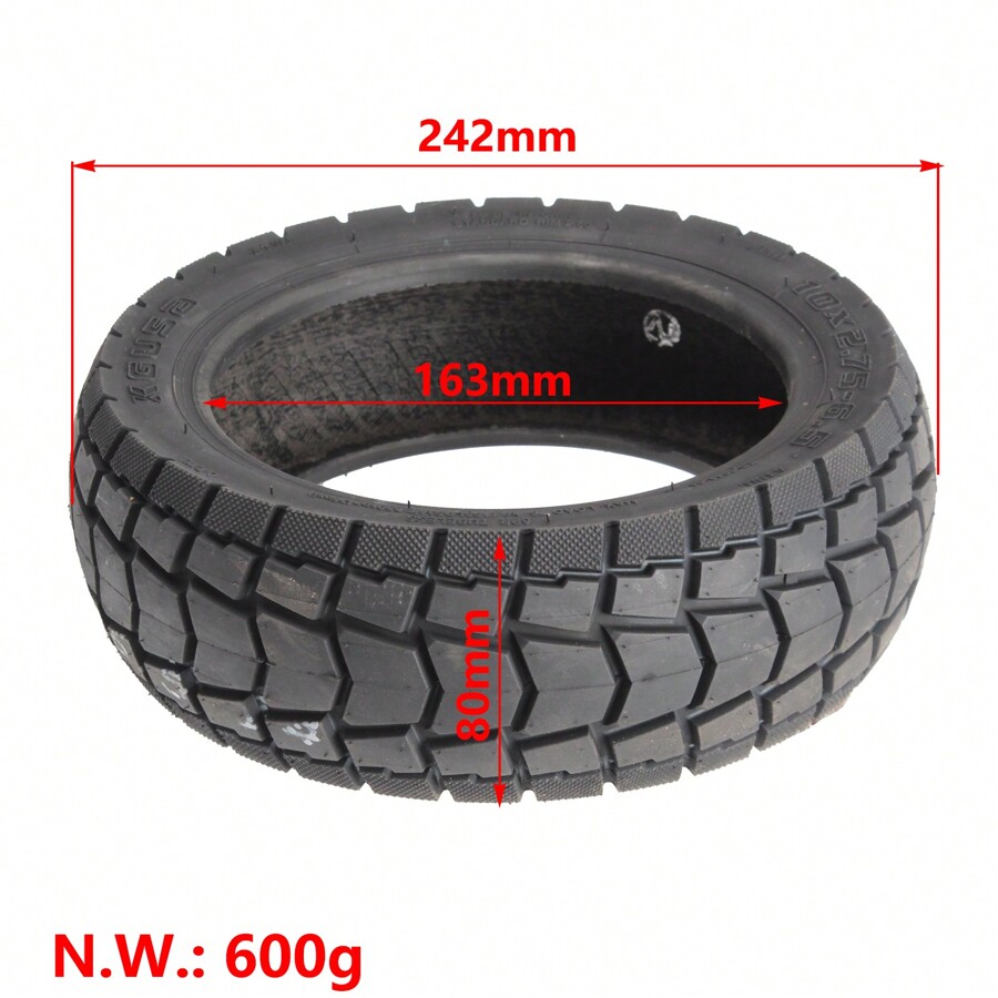 10x2.75-6.5 Outer Tire For 5 Dualtron 3 Electric Scooter 10 Inch 10*2 ...