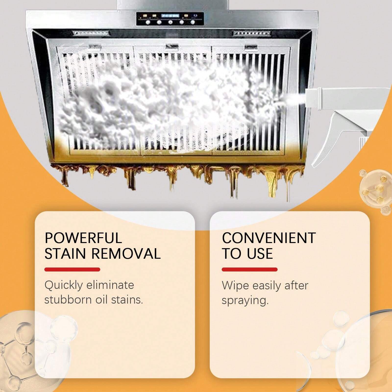 Detergente Schiumogeno Per Cucina, Pulizia Del Grasso E Delle Macchie ...