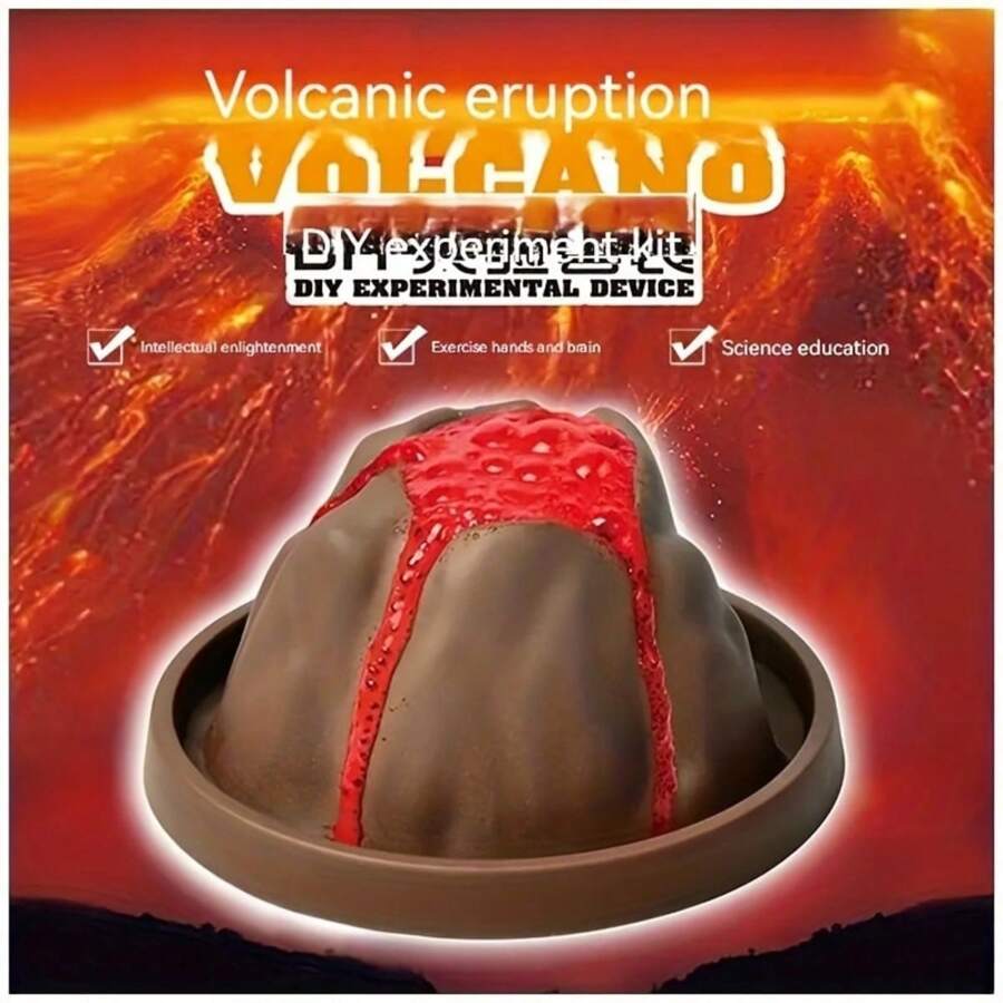 Volcanic Eruption DIY Science Experiment Kit For Children's Toy Making ...