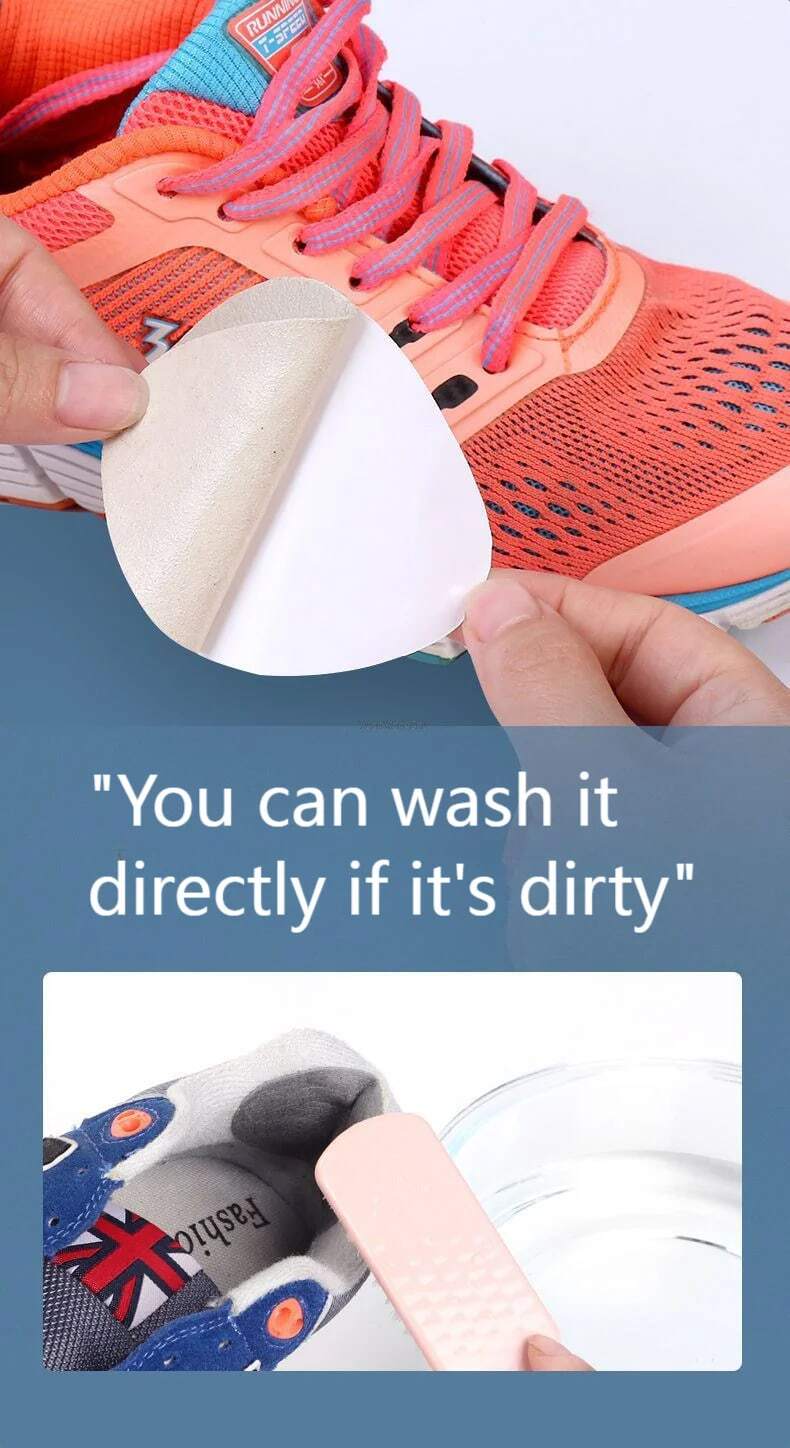 Sports Shoes Patche Heel Protector Sneakers Repair Stickers Shoes Mesh ...