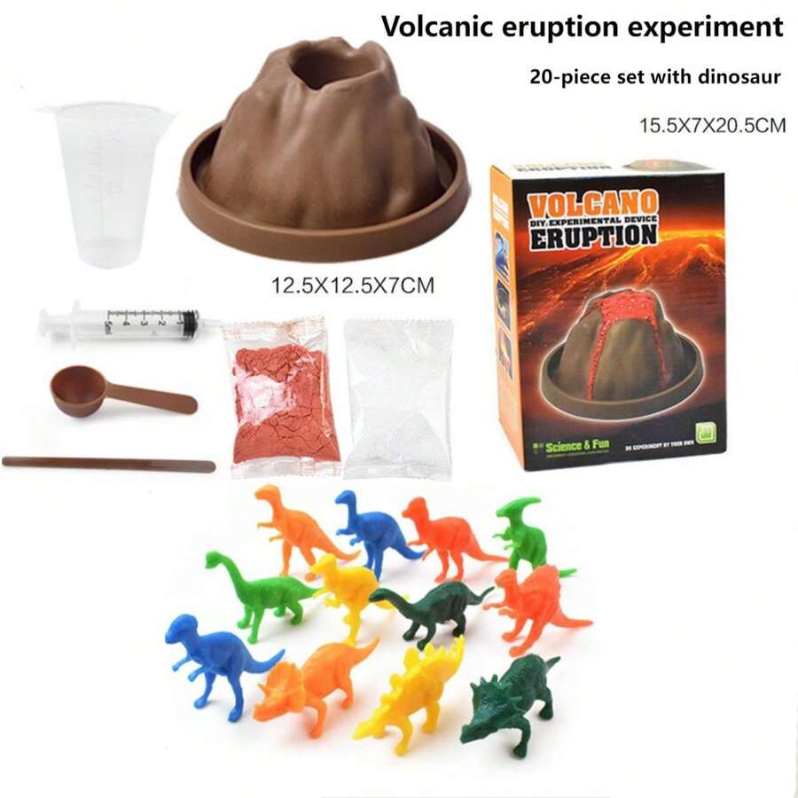 Volcanic Eruption DIY Science Experiment Kit For Children's Toy Making ...
