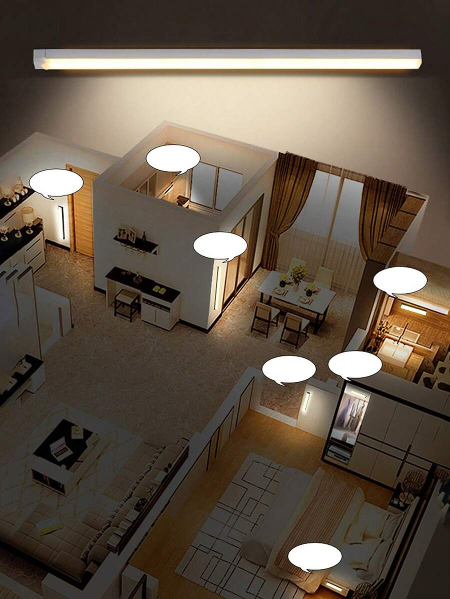 1pc LED Motion Sensor Light, Cabinet Wardrobe Light, Wireless LED Night ...