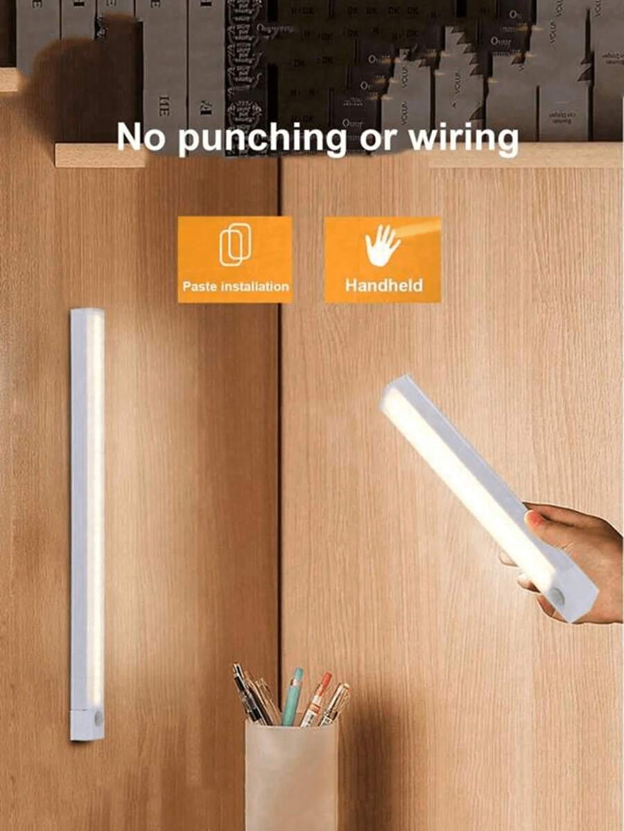 1pc LED Motion Sensor Light, Cabinet Wardrobe Light, Wireless LED Night ...