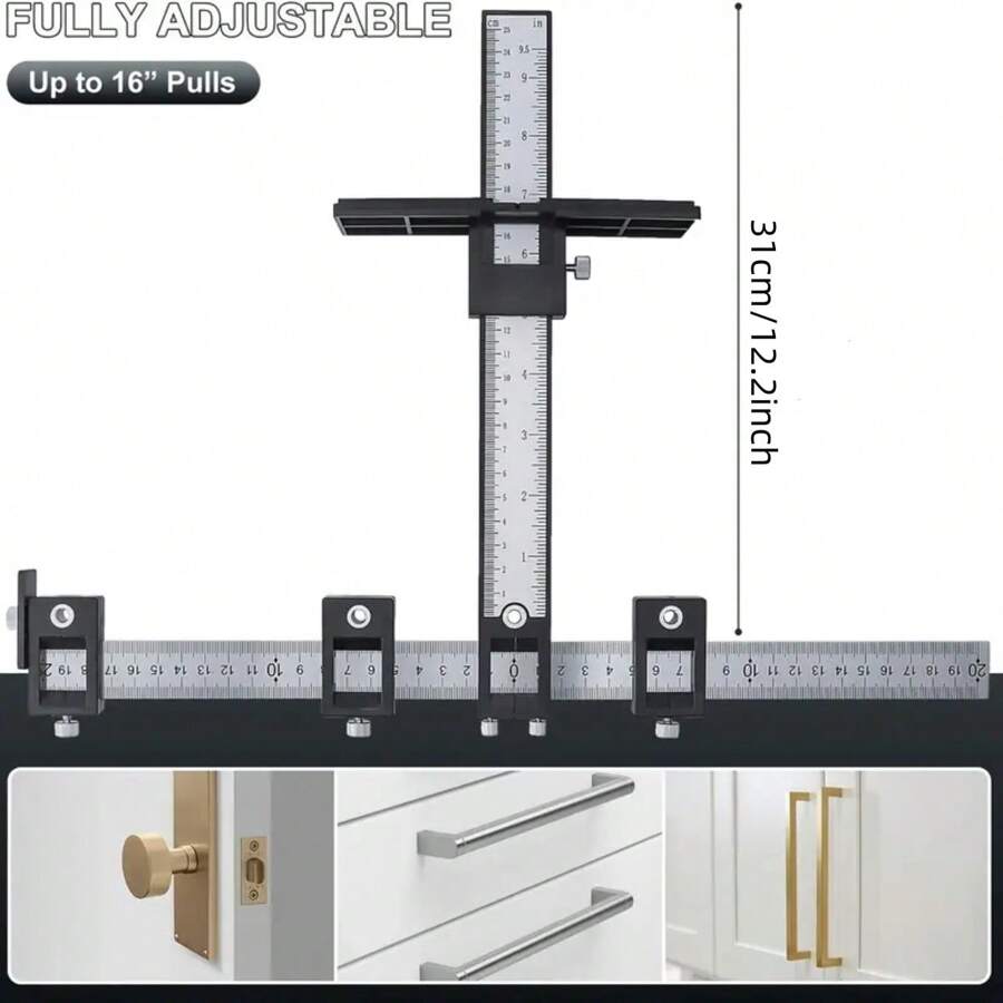 Black Cabinet Hardware Installation Wizard - Precision Drill Guide For ...