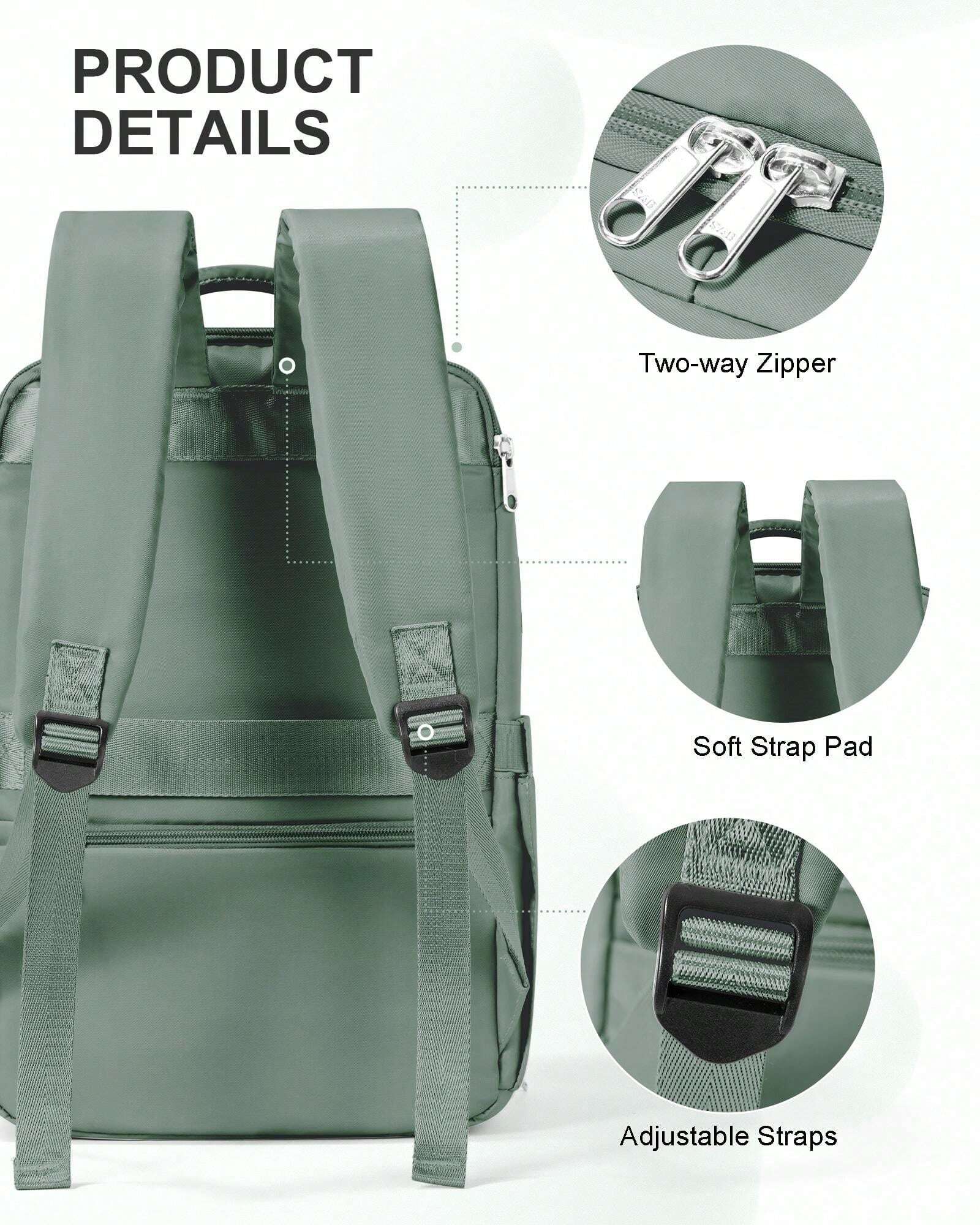 Cabin Bag 40*25*20 Large Capacity 40L Nylon Carry On Backpack Laptop ...