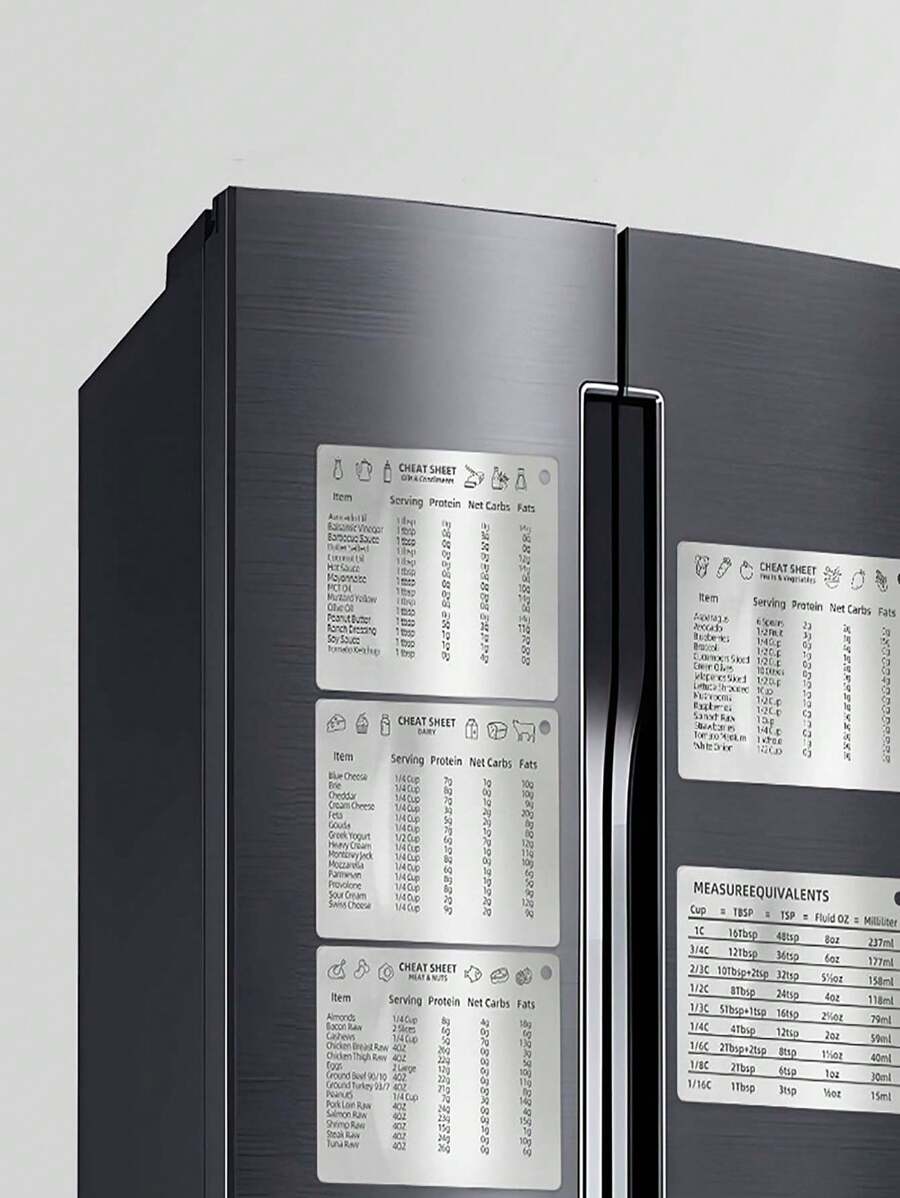 Stainless Steel Fridge Magnet With Magnetic Gradation Board And Baking ...