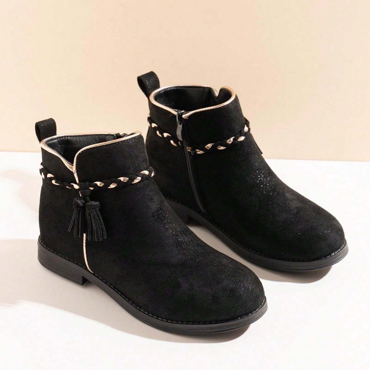 Botas de flecos de estilo francés, nueva llegada de otoño-invierno 2024 ...