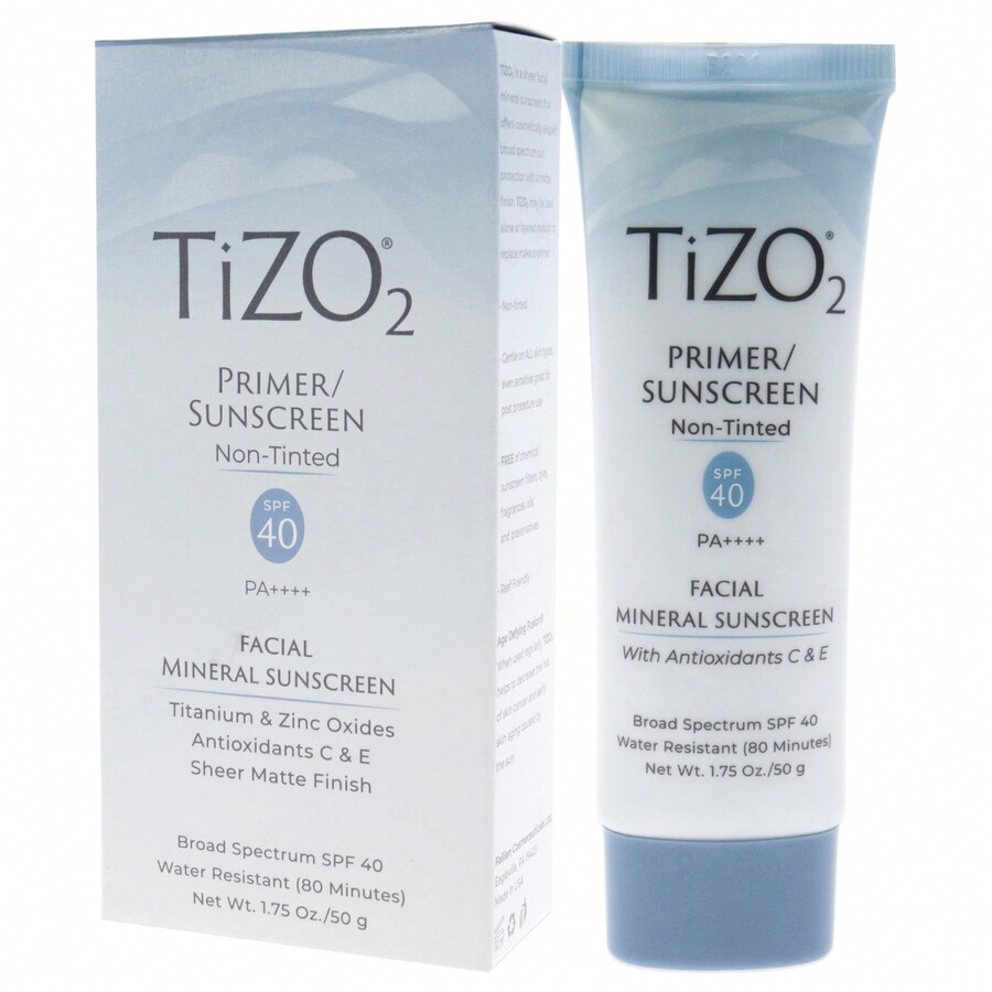 TIZO 2 Facial Primer Non-Tinted SPF 40 By Tizo For Unisex - 1.75 Oz ...