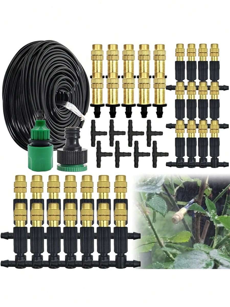 10M/20M/30M Outdoor Misting Cooling System Garden Watering Irrigation ...