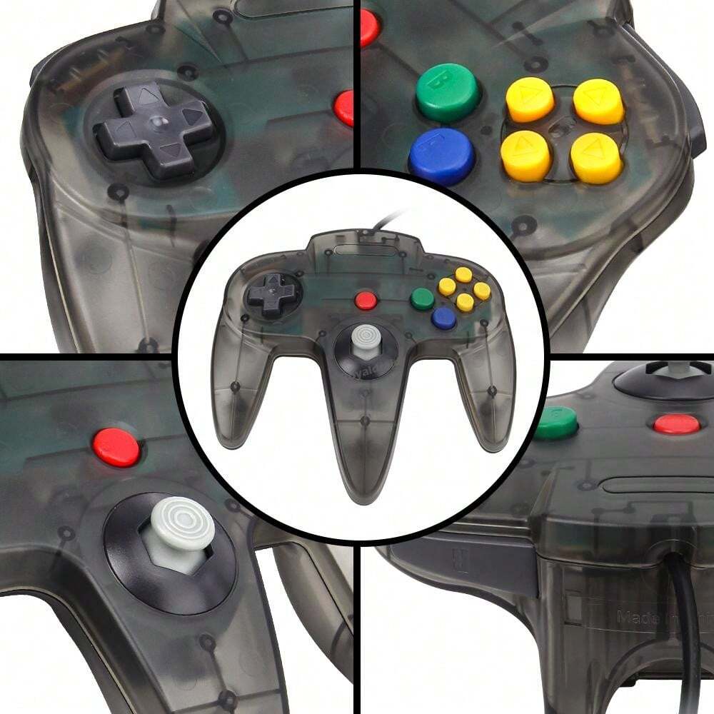 8 kleuren voor nintendy n64 controller klassieke bedrade ...