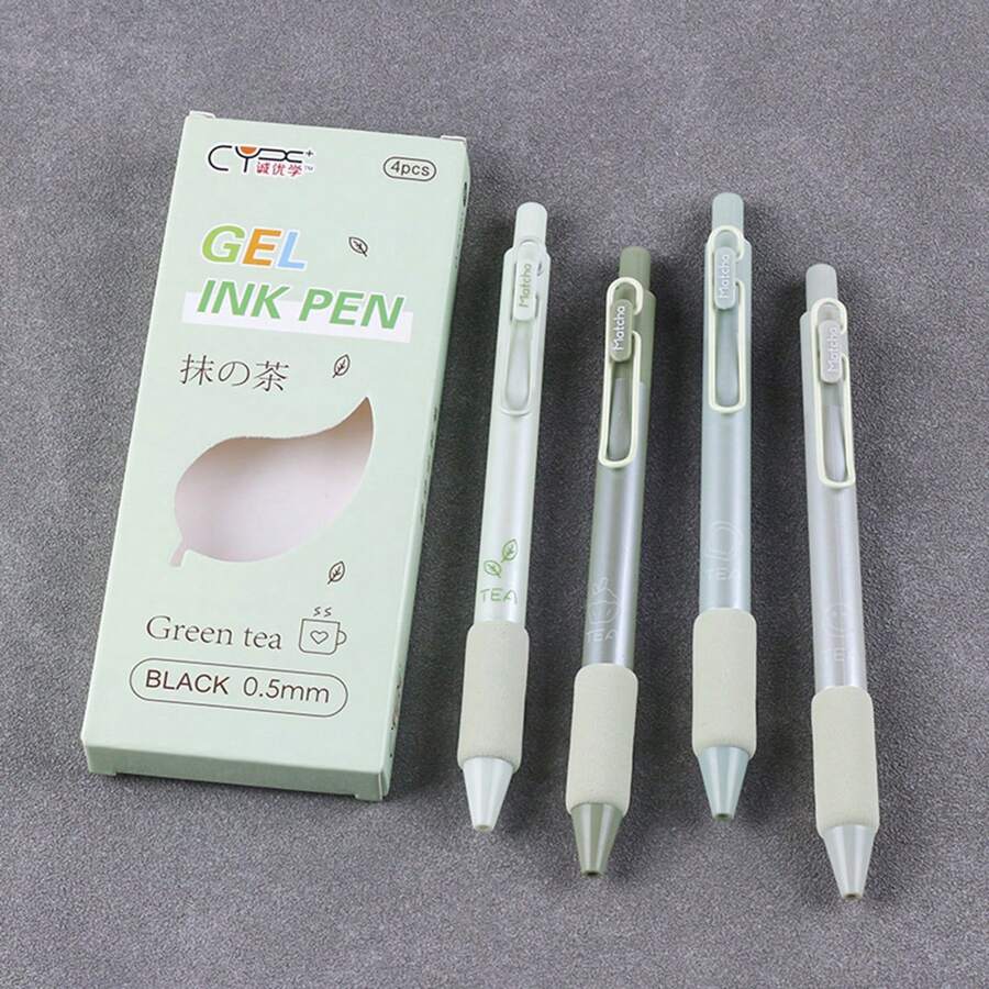 Kawaii Gel Pen Set Fine Point Gel Pens 0.5Mm Black Ink Fresh Neutral ...