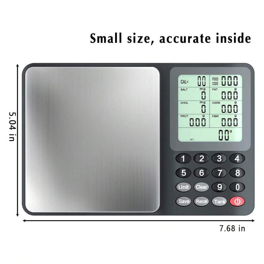 Nutrition Food Scale, Digital Food Scale For Weight Loss, Calculating ...