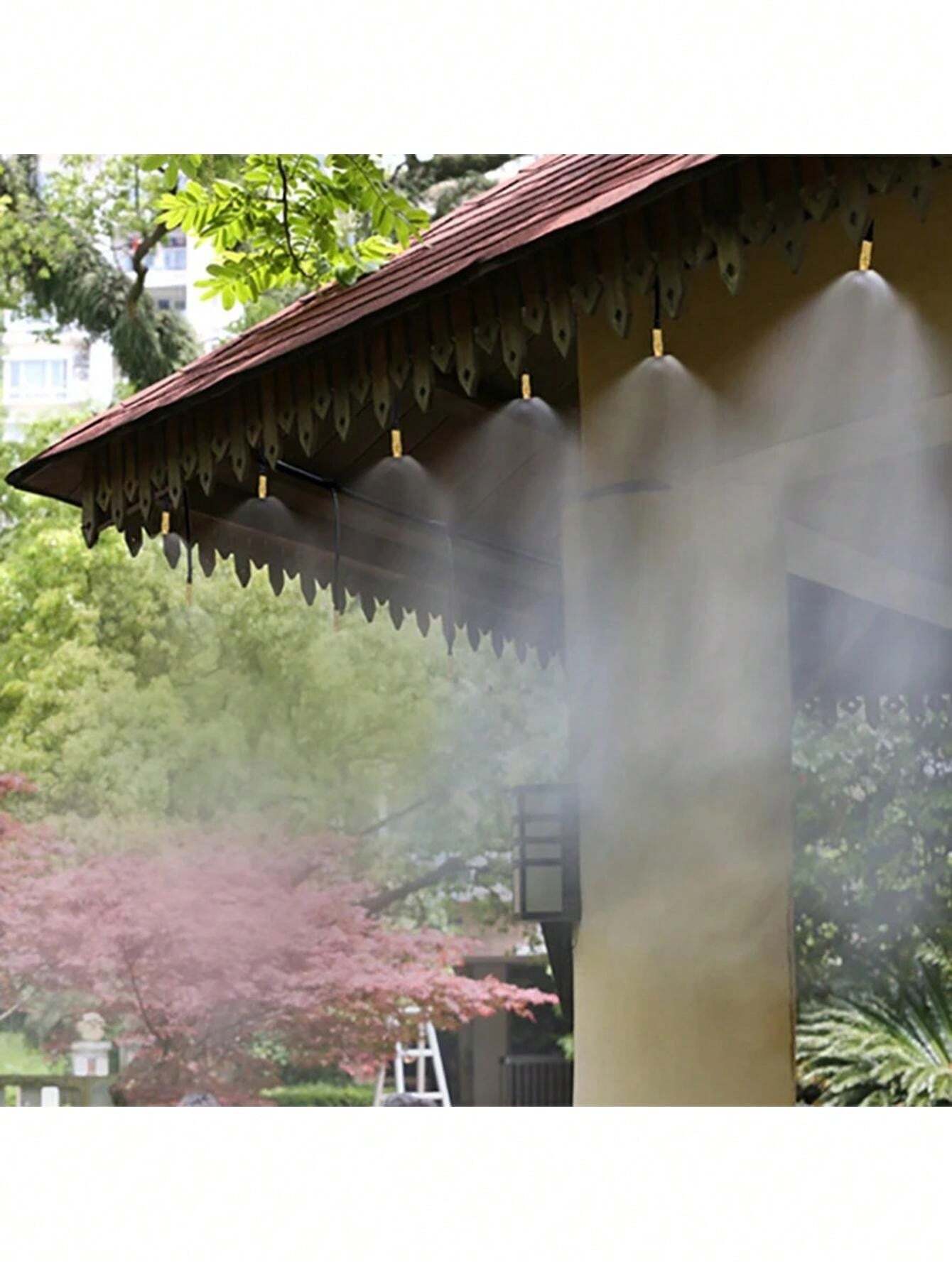 15M/25M Outdoor Misting Cooling System Garden Watering Irrigation 1/4 ...