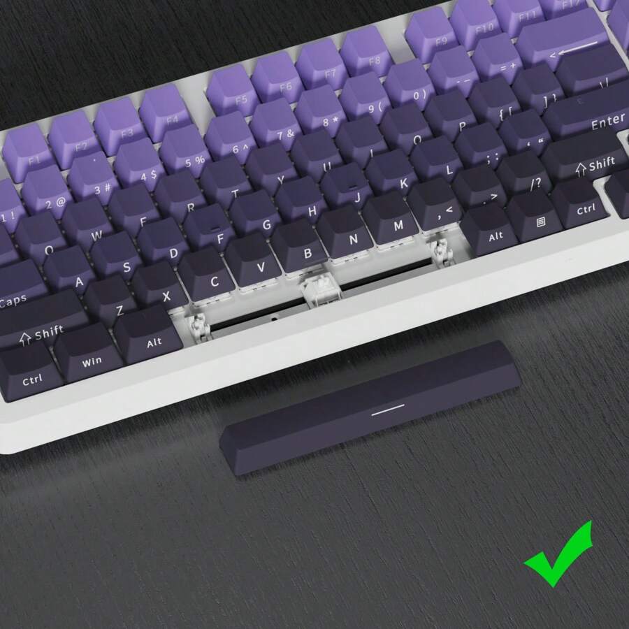 FLAMING SKOUL Side Print Keycaps - Shine Through Keycaps, PBT Double ...