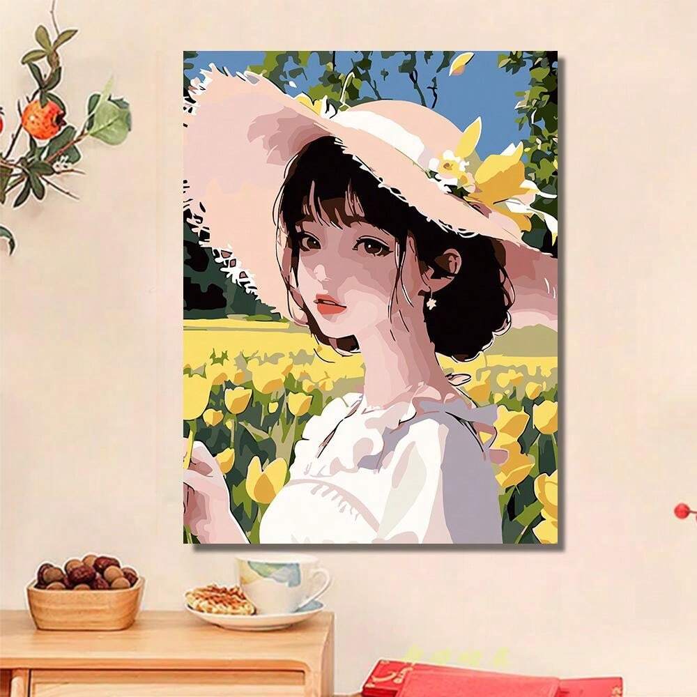 Diy Digital Oil Painting Kit For Personality- Natural Portrait | SHEIN EUR