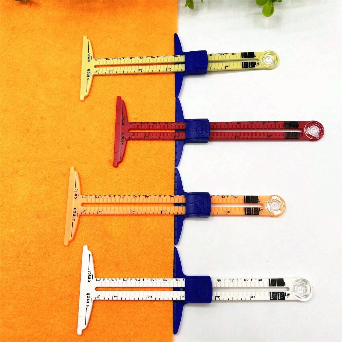 New 5-IN-1 Sewing Seam Ruler Measuring Gauge Patchwork Quilting Tailor ...