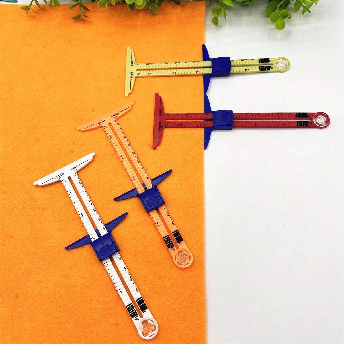 New 5-IN-1 Sewing Seam Ruler Measuring Gauge Patchwork Quilting Tailor ...
