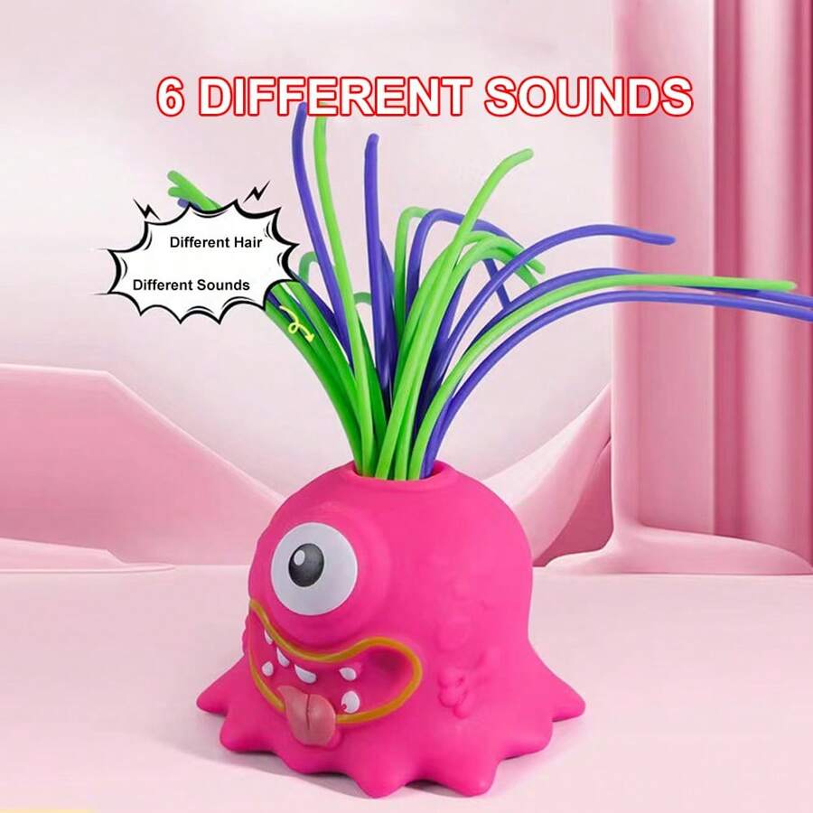 Fun Hair Pulling Fidget Screaming Monster Toys, Stress Relief And ...