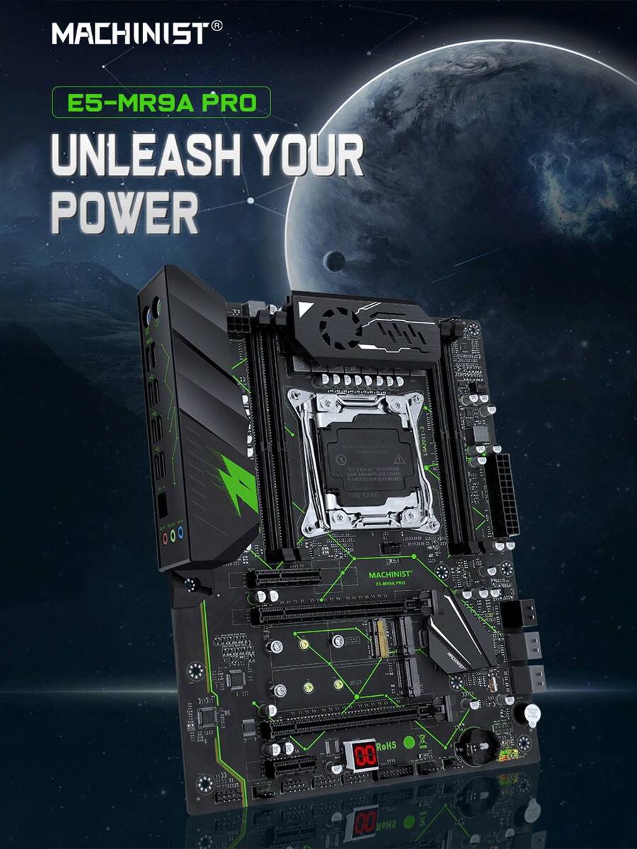 MACHINIST MACHINIST MR9A PRO Motherboard Support LGA 2011-3 Xeon E5 V3 V4 CPU Processor DDR4 RAM ...