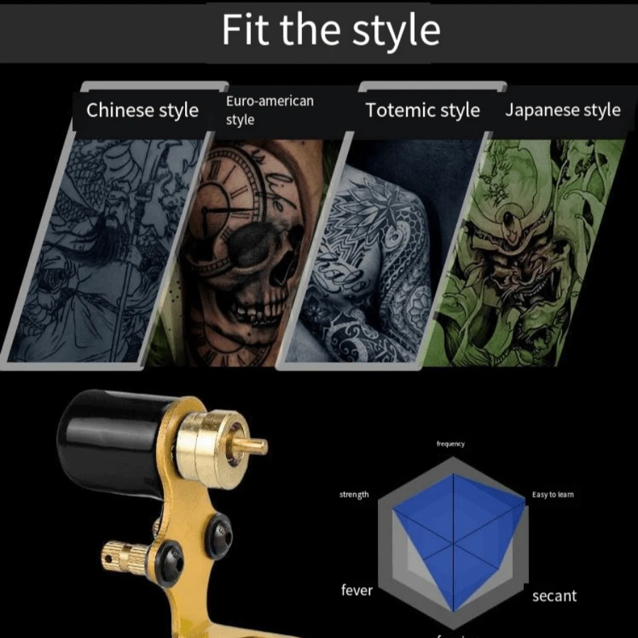 1pc Standalone Setes Tattoo Machine For Beginners, With Rotary Motor ...