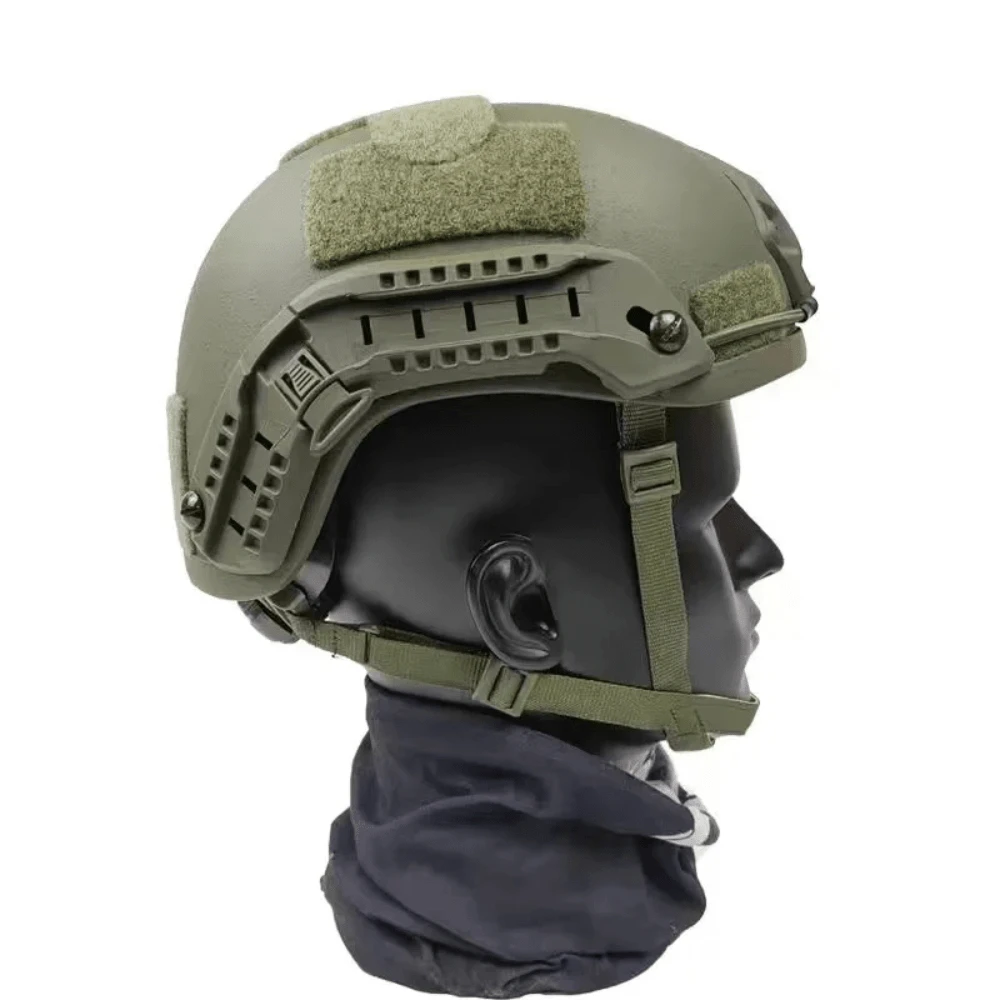FAST Fiberglass Tactical Helmet 1.5KG Anti Impact Head Circumference ...