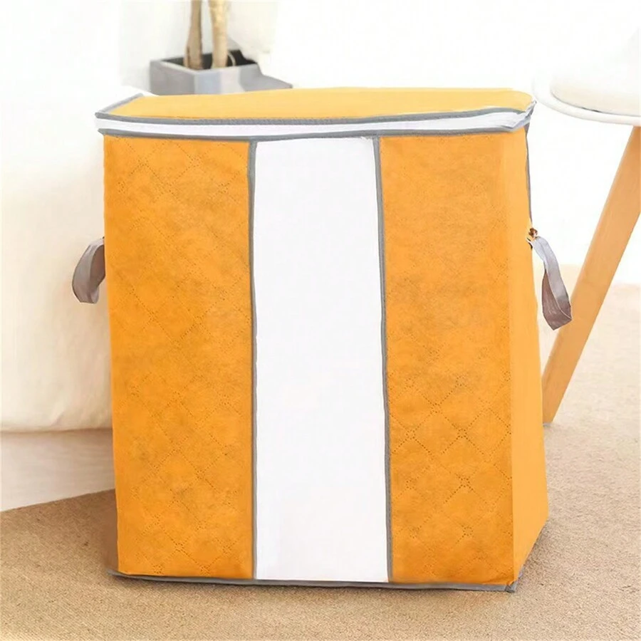 Quilt Storage Bag Transparent Visible Non-Woven Fabric Clothes ...