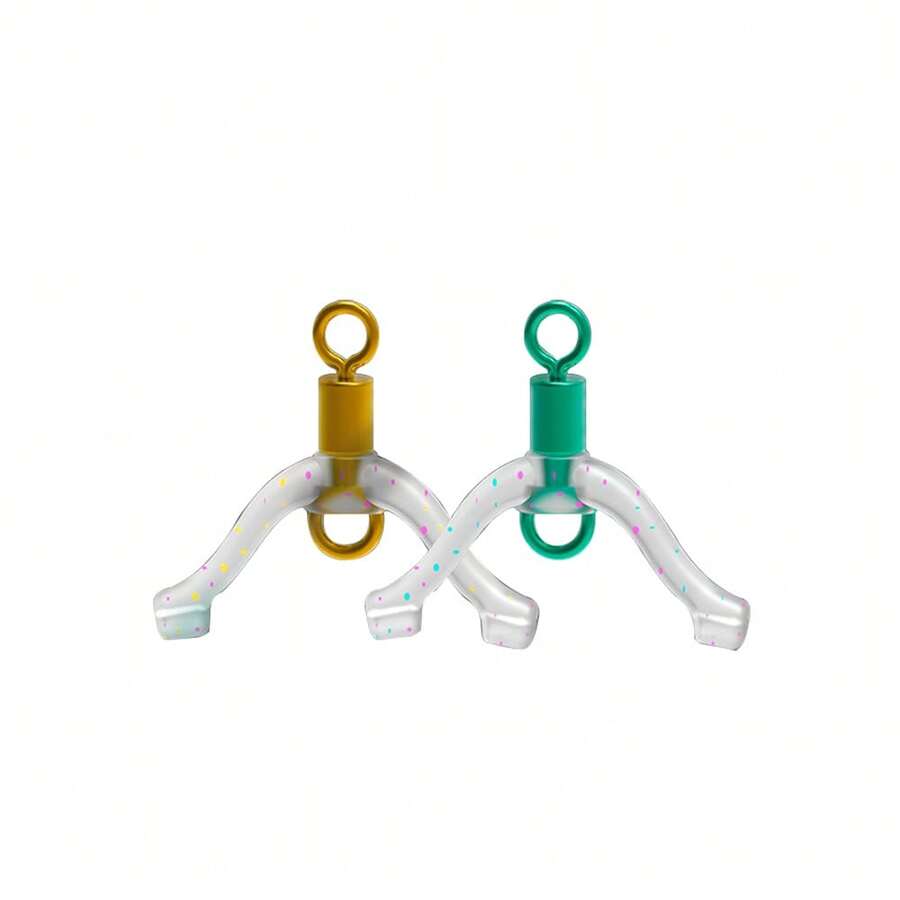 New Anti-Tangle Bait Release Line Clip Eight-Shaped Ring Spring ...