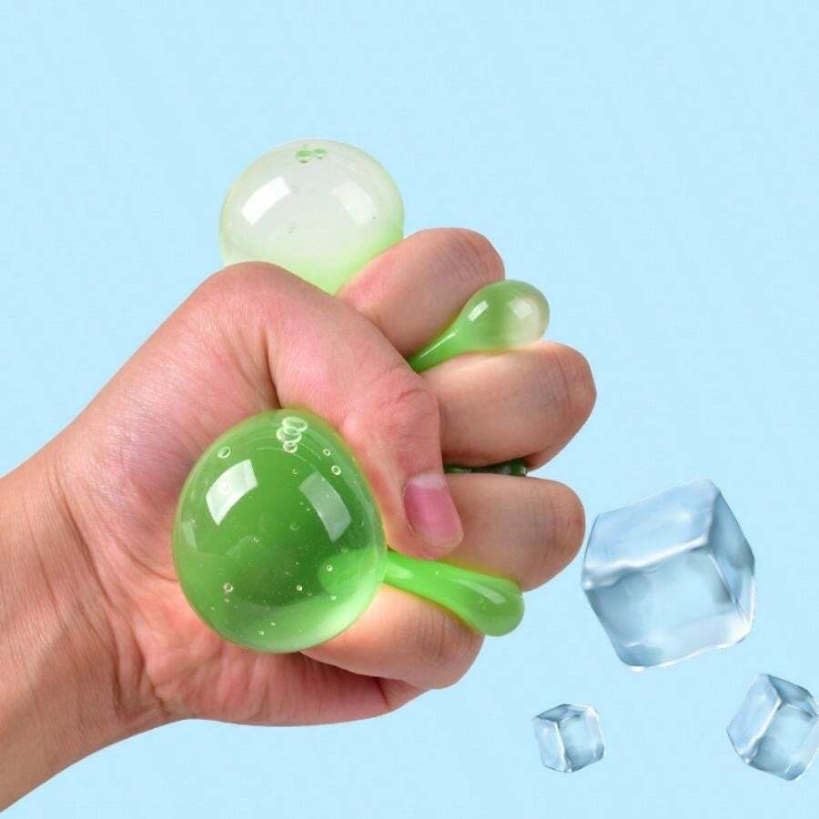 5Pieces Glowing Sticky Balls, Very Elastic Squishy Balls That Glow In ...